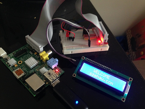 Electronics Project – Raspberry Pi + Attiny85 + LCD 1620